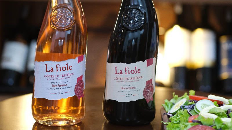 Rượu Cotes Du Rhone La Fiole special bottle - 6 tặng 1